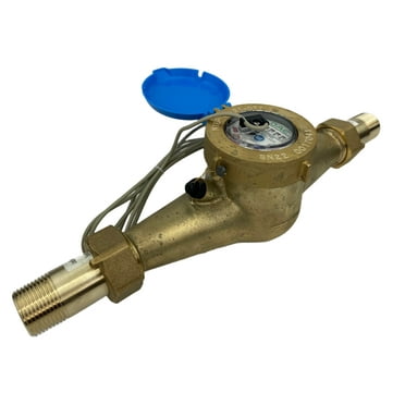 DAE AS200U-75 Gallon Measuring Water Meter, 3/4" NPT Couplings, Flow ...