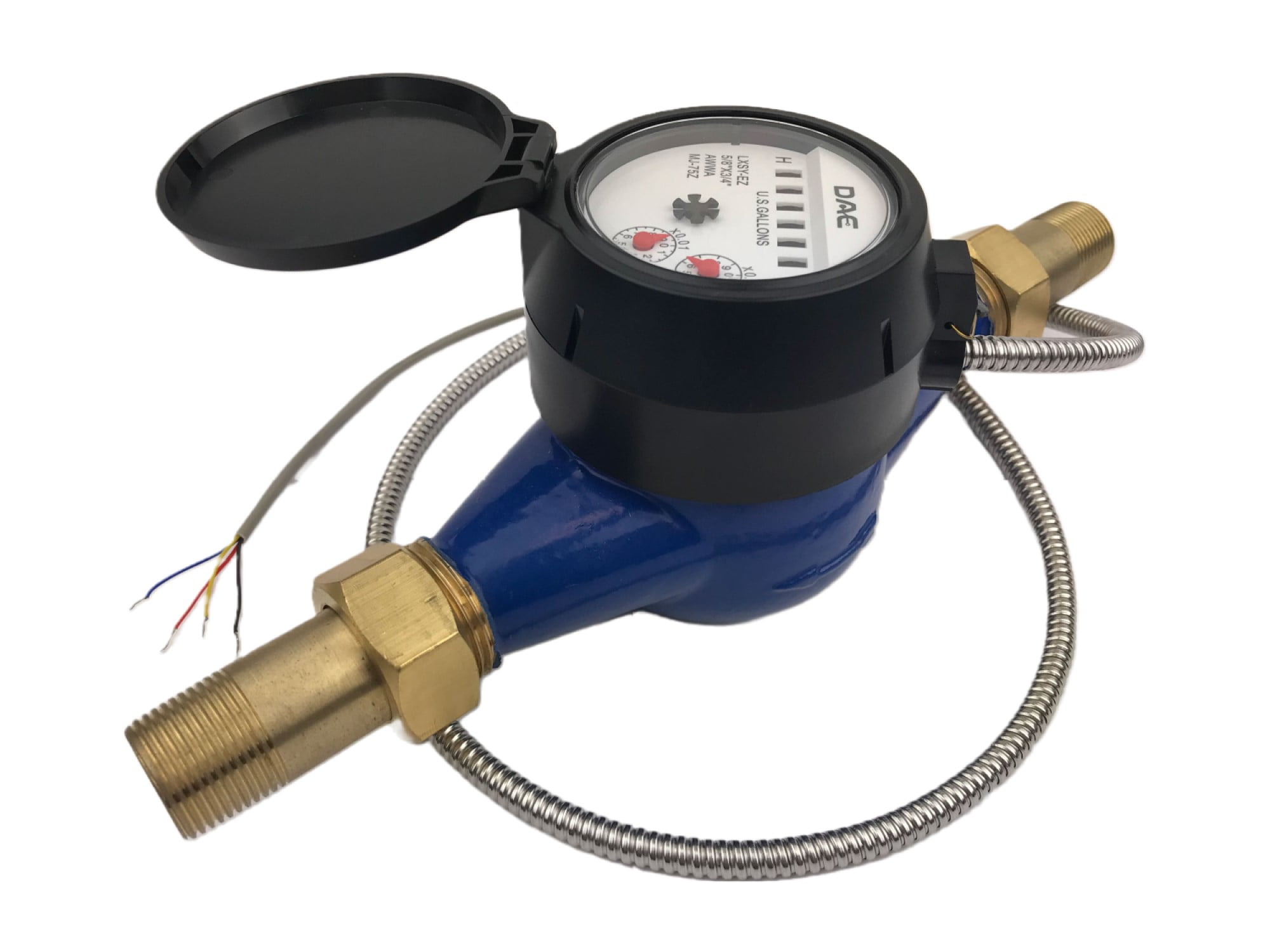 DAE MJ-75z 3/4" Encoded Water Meter with RS485 communication, IP68, NPT ...