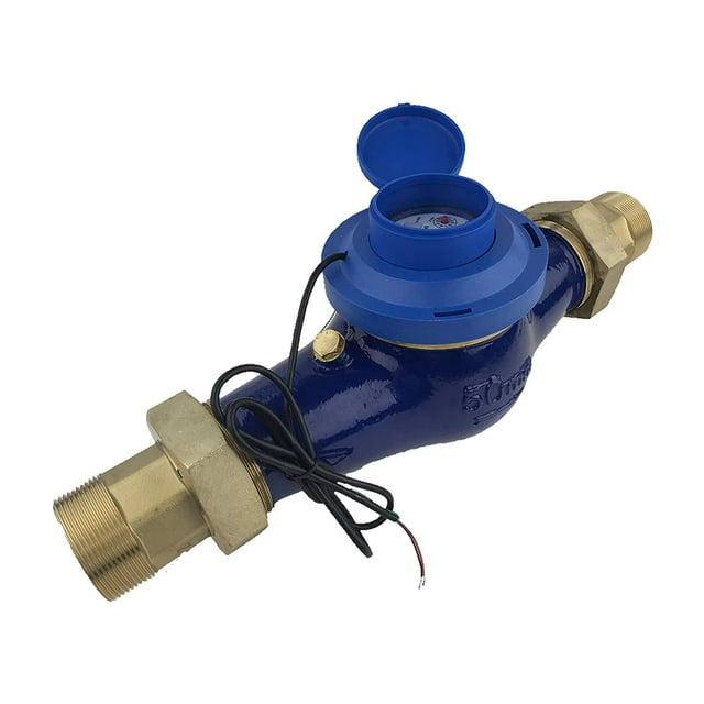DAE MJn-200 2" Water Meter, Pulse Output + Couplings, Gallons - Walmart ...
