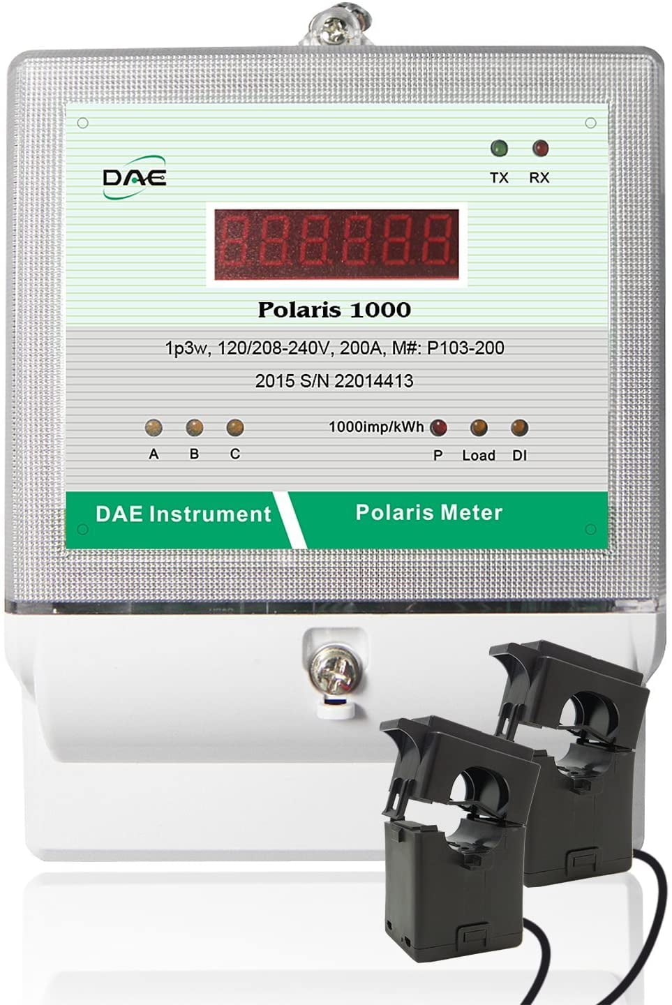 DAE P103-100 Kit UL, kWh Smart Submeter Polaris 1000, 1 or 2 phase, 3 ...