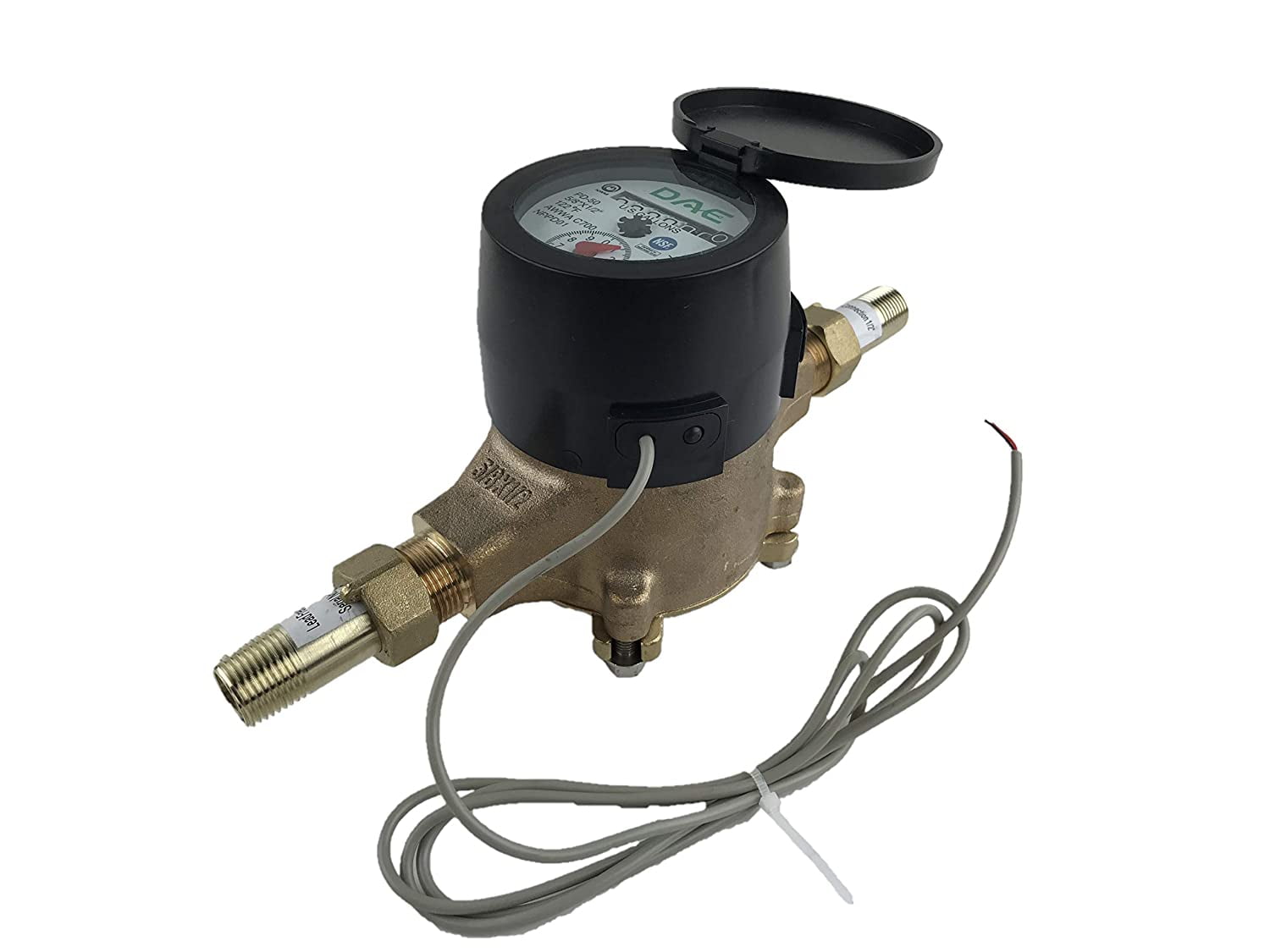 DAE PD-50 Lead Free NSF61, IP68 Positive Displacement Water Meter, 1/2 ...