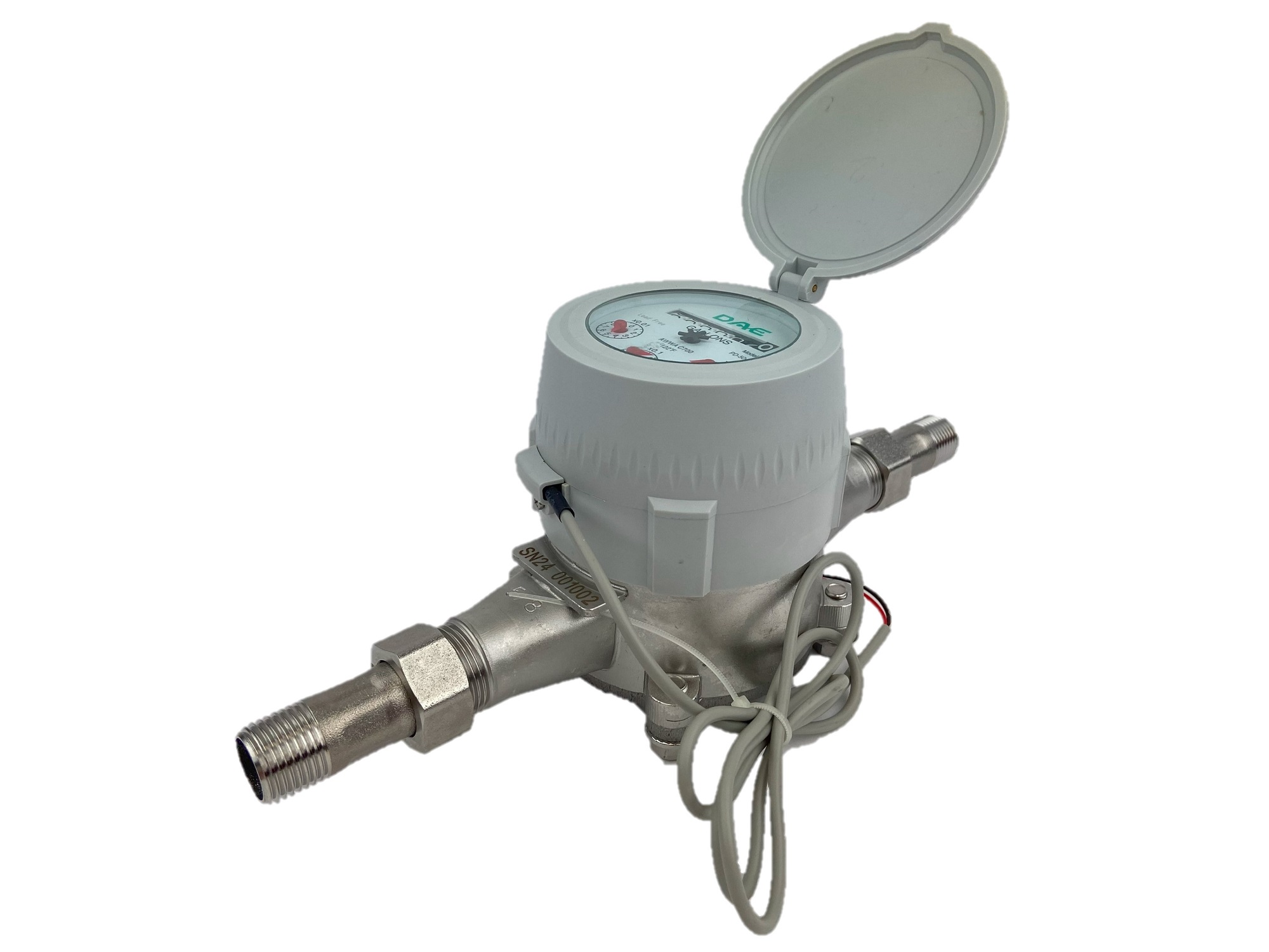 DAE PD-50y Stainless Non-Lead, IP68 Nutating Positive Displacement ...