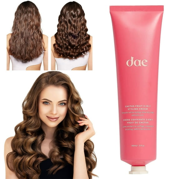 DAE Styling Cream for Women Frizz Control & Shine - 3-in-1 Cactus Fruit ...