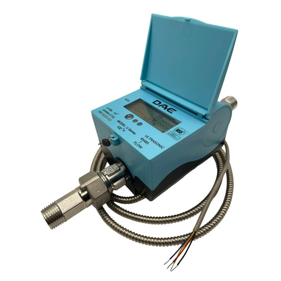 DAE U-50b 1/2" NSF61 Non-Lead Stainless Ultrasonic Flow Meter with ...