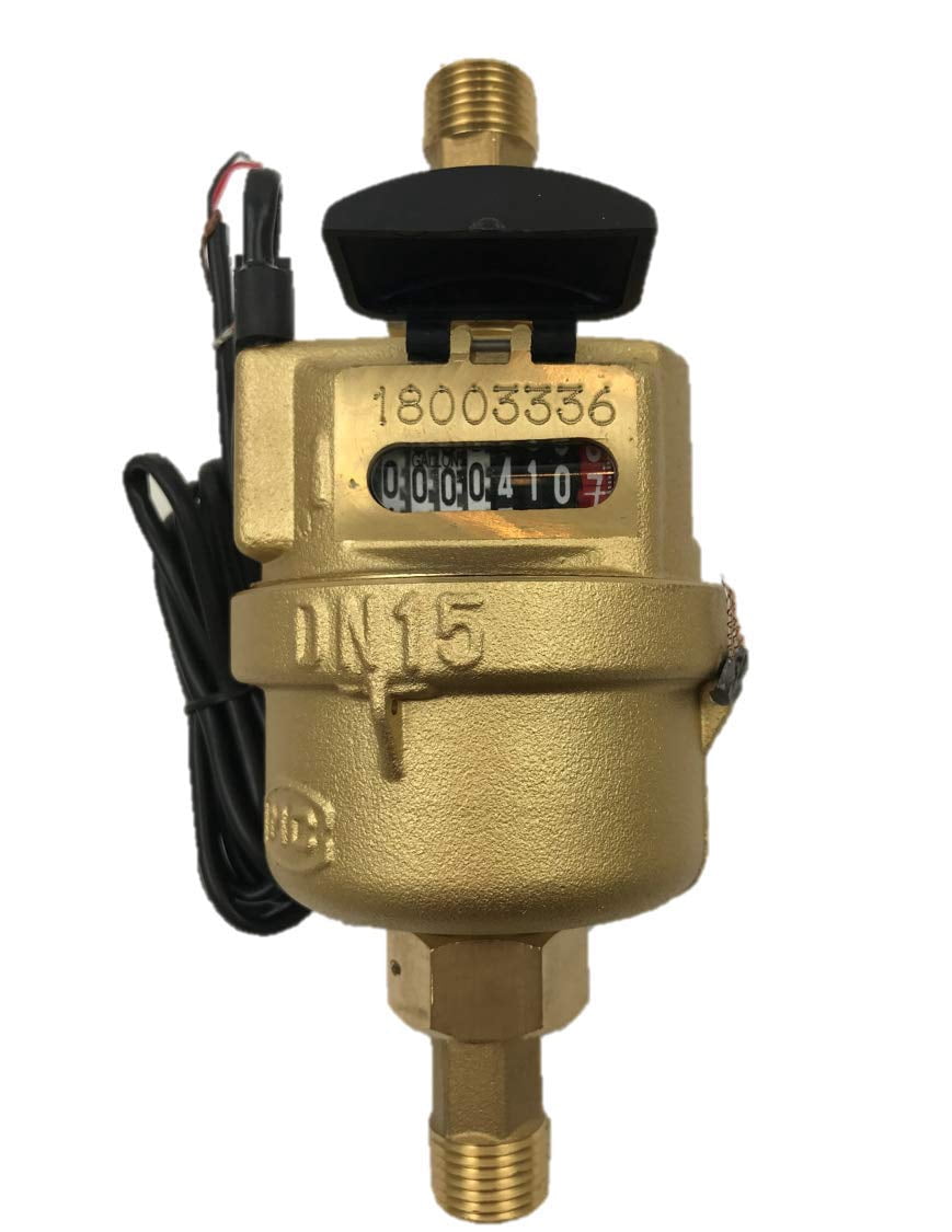 DAE VM-50P 1/2" Positive Displacement Water Meter with Pulse Output ...