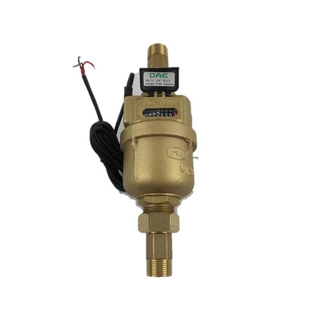 DAE VM-75P Positive Displacement Water Meter, 3/4" NPT Couplings, Pulse ...