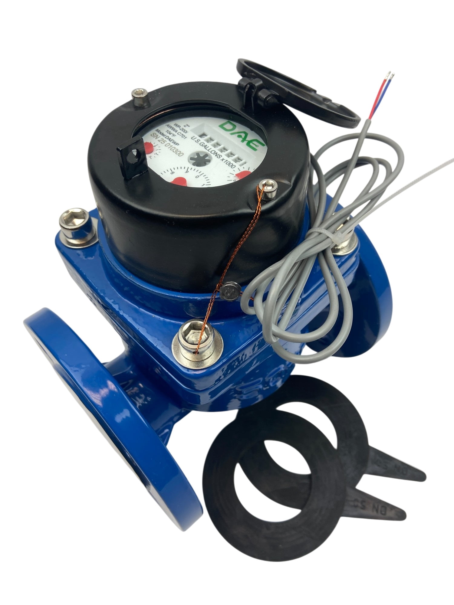 DAE WP-200i 2" Wastewater, Irrigation Water Meter, Pulse Output ...