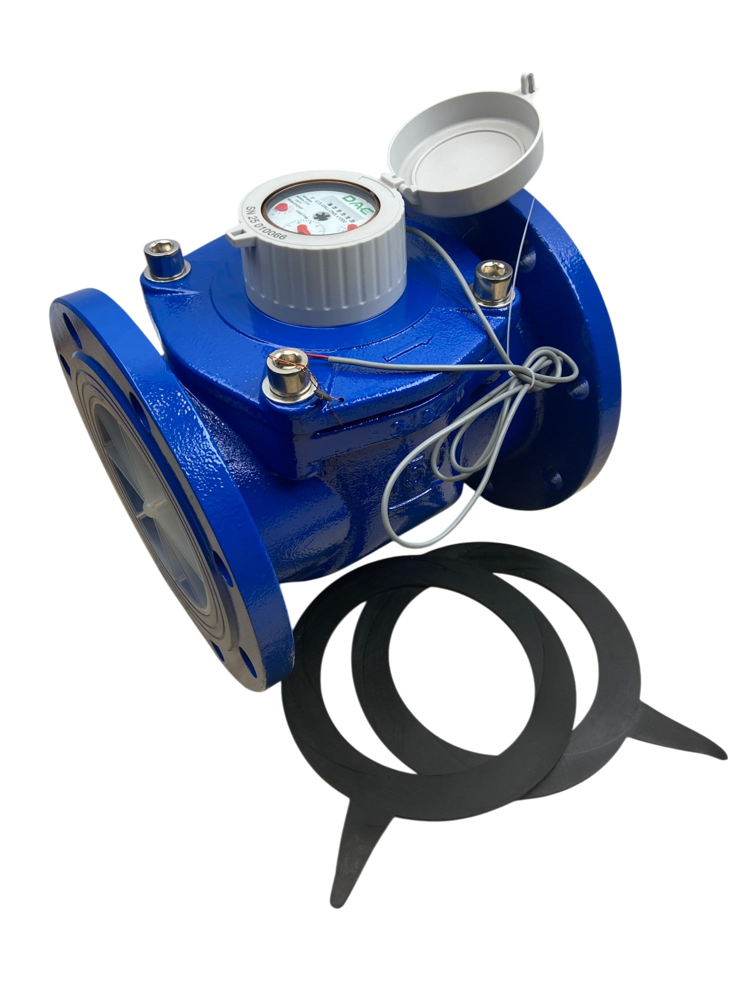 DAE WP-600nf 6" NSF61 Lead Free Woltmann Helix Water Meter, Pulse ...
