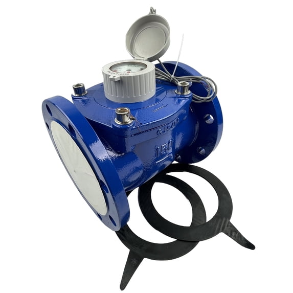 DAE WP-600nm 6" NSF61 Lead Free Woltmann Helix Water Meter, Pulse ...