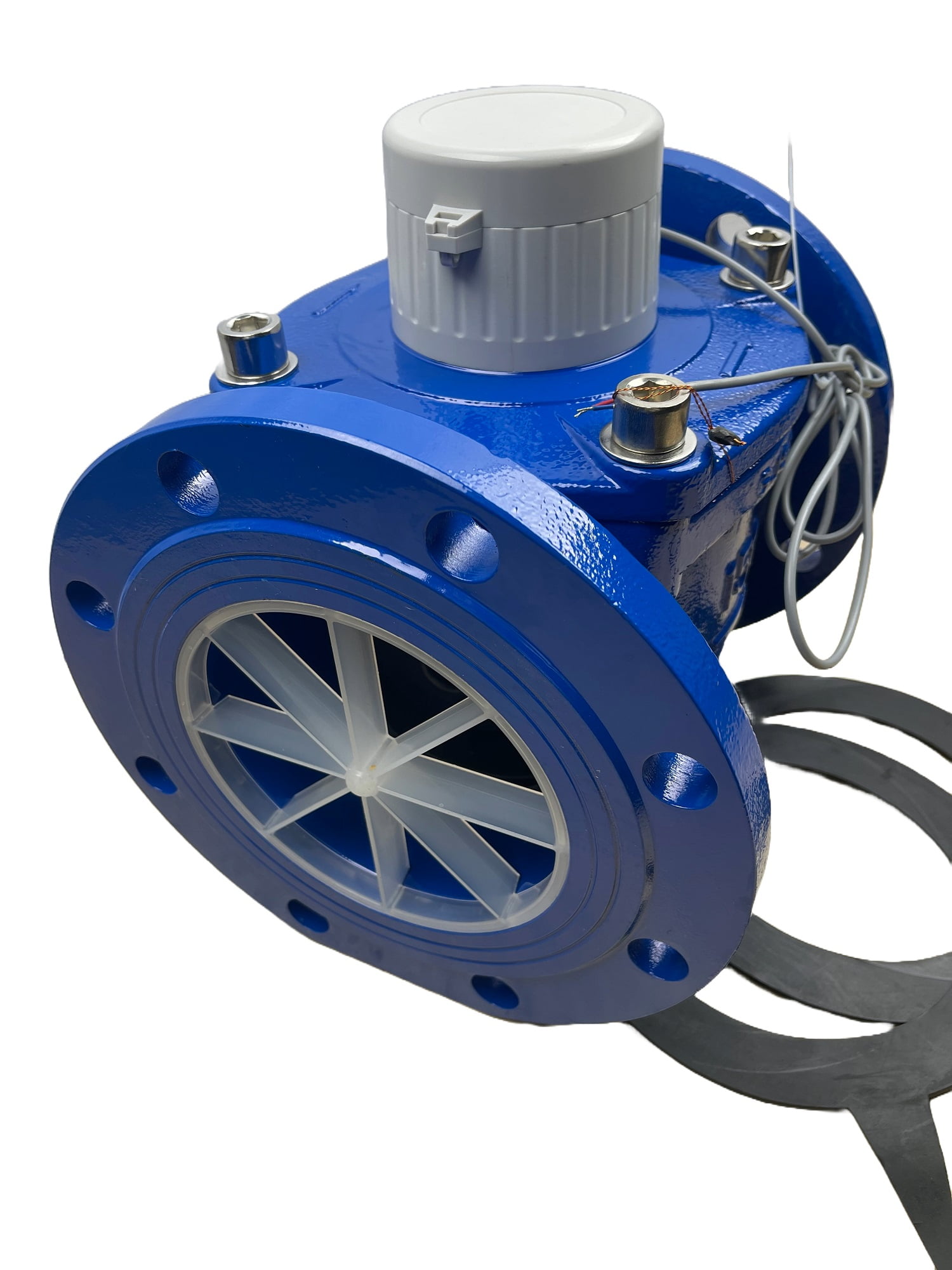 DAE WP-800n 8" NSF61 Lead Free Woltmann Helix Water Meter, Pulse Output ...