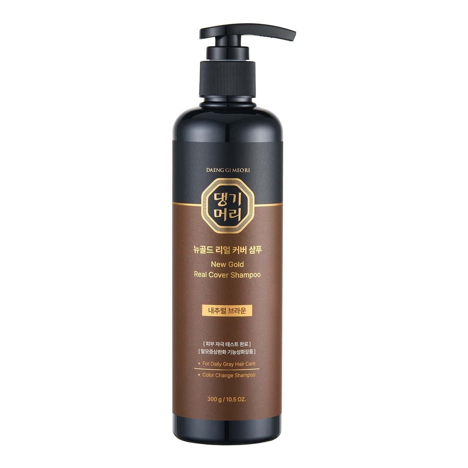 DAENG GI MEO RI - New Gold Real Cover Shampoo - Natural Brown 300ml ...