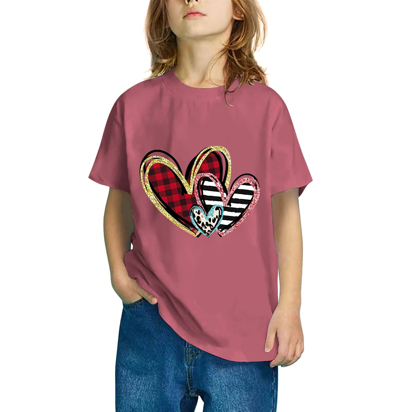 DAETIROS Boys Fashion T Shirt, Comfy Cute Short Sleeve Soft Casual ...