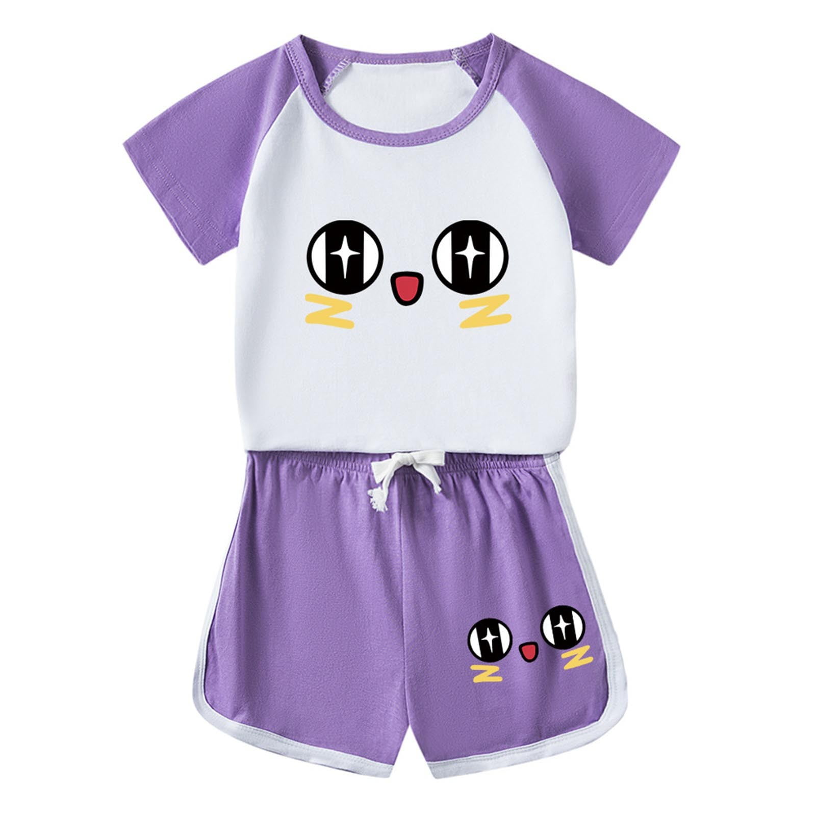 DAETIROS Kids Cute Outfit Sets-Soft Cotton Cute Tank Top and Fashion ...