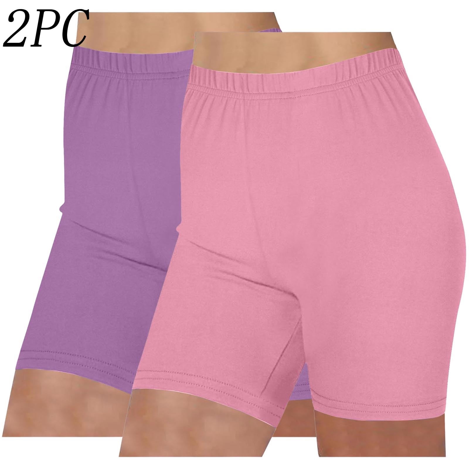 DAFPZW 2PC Womens Casual Yoga Shorts Stretchy Comfy Running Training ...