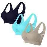 DAFPZW 3 Pack Sports Bras for Women Breathable Anti-Sagging Breasts ...