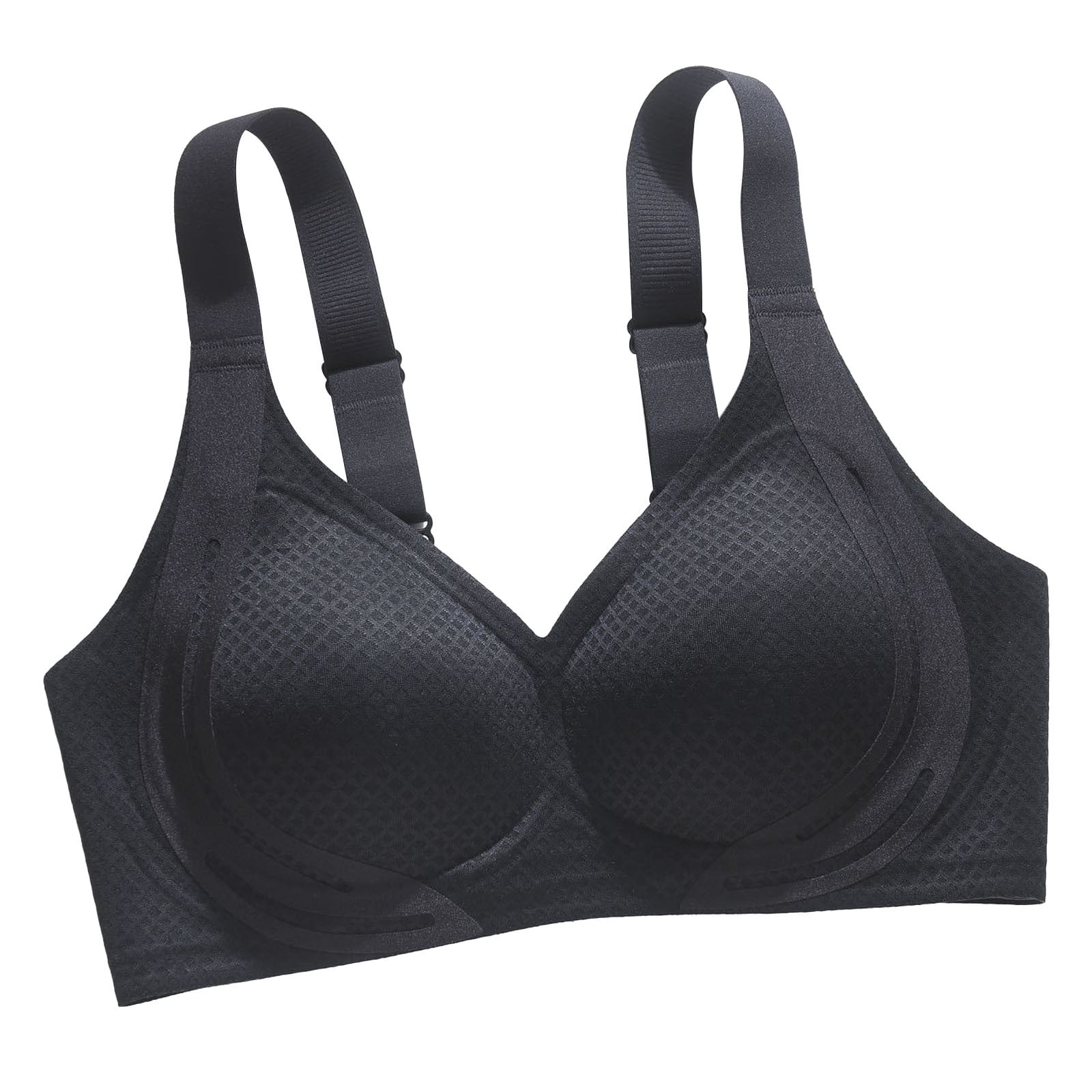DAFPZW Anti Sagging Wireless Push Up Bras for Women Lightweight ...