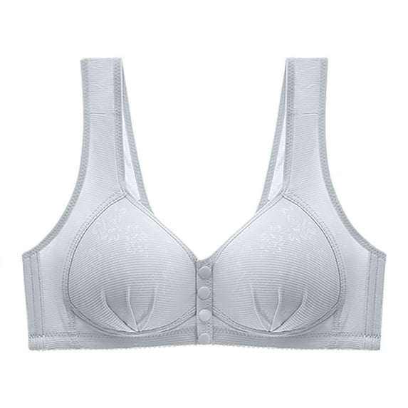 DAFPZW Bras for Women No Underwire Front Snap Wireless Full Coverage ...