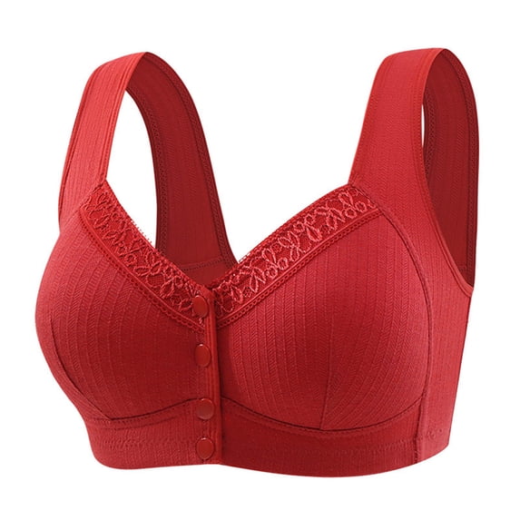 DAFPZW Daisy Bra for Women Seniors Front Snap Closure Bras Lace Front ...