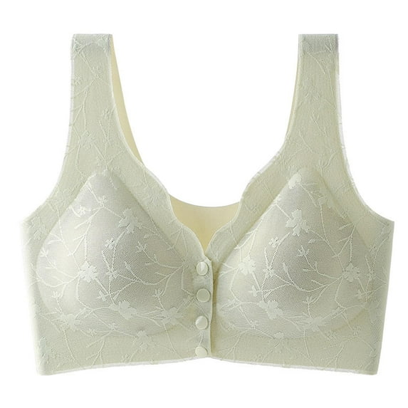 DAFPZW Daisy Bras for Women Front Closure Push Up Bra Comfort ...