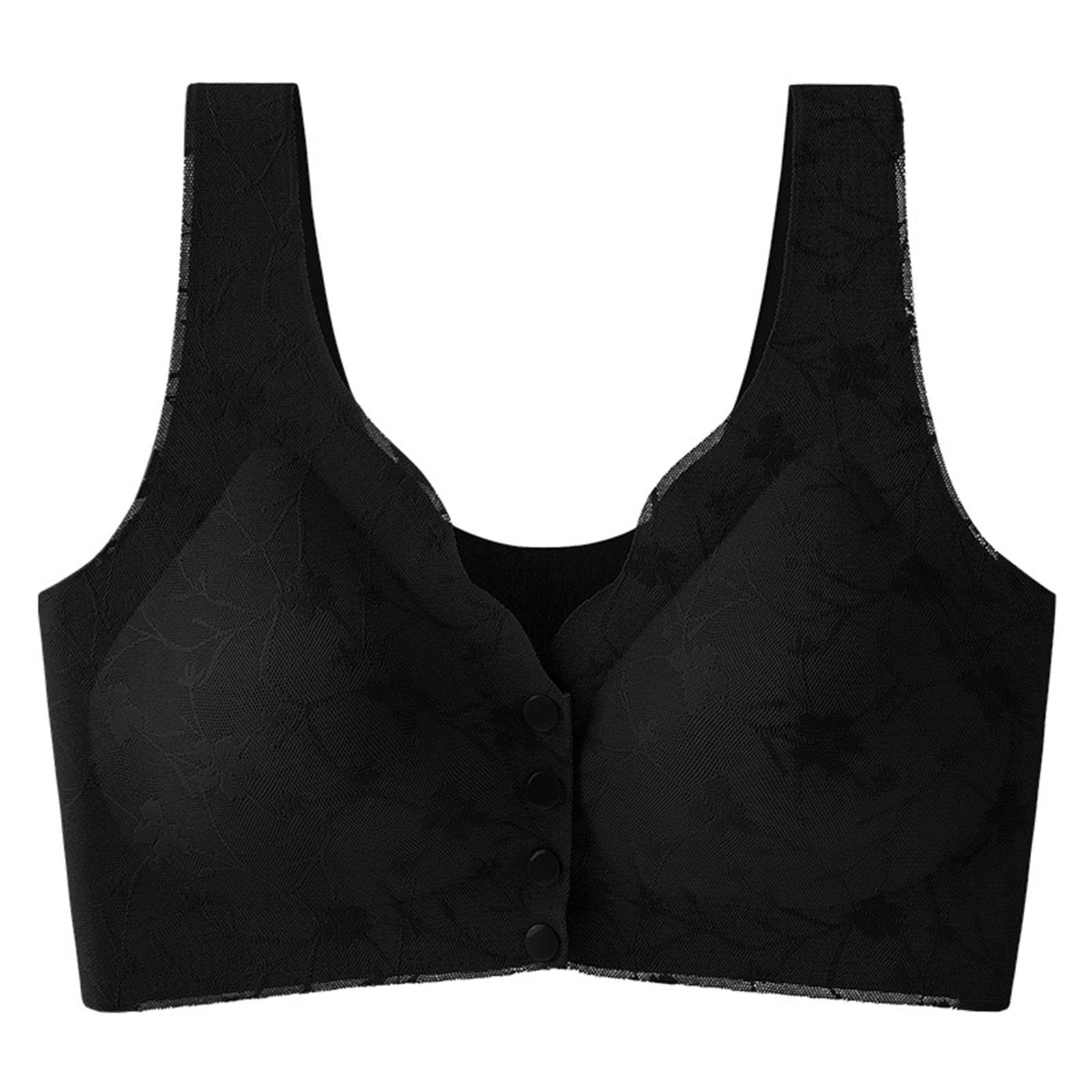 DAFPZW Daisy Bras for Women Front Closure Push Up Bra Comfort ...