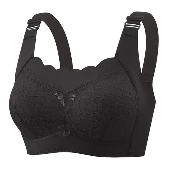 DAFPZW Daisy Bras for Women Large Size No Underwire Wireless Full ...