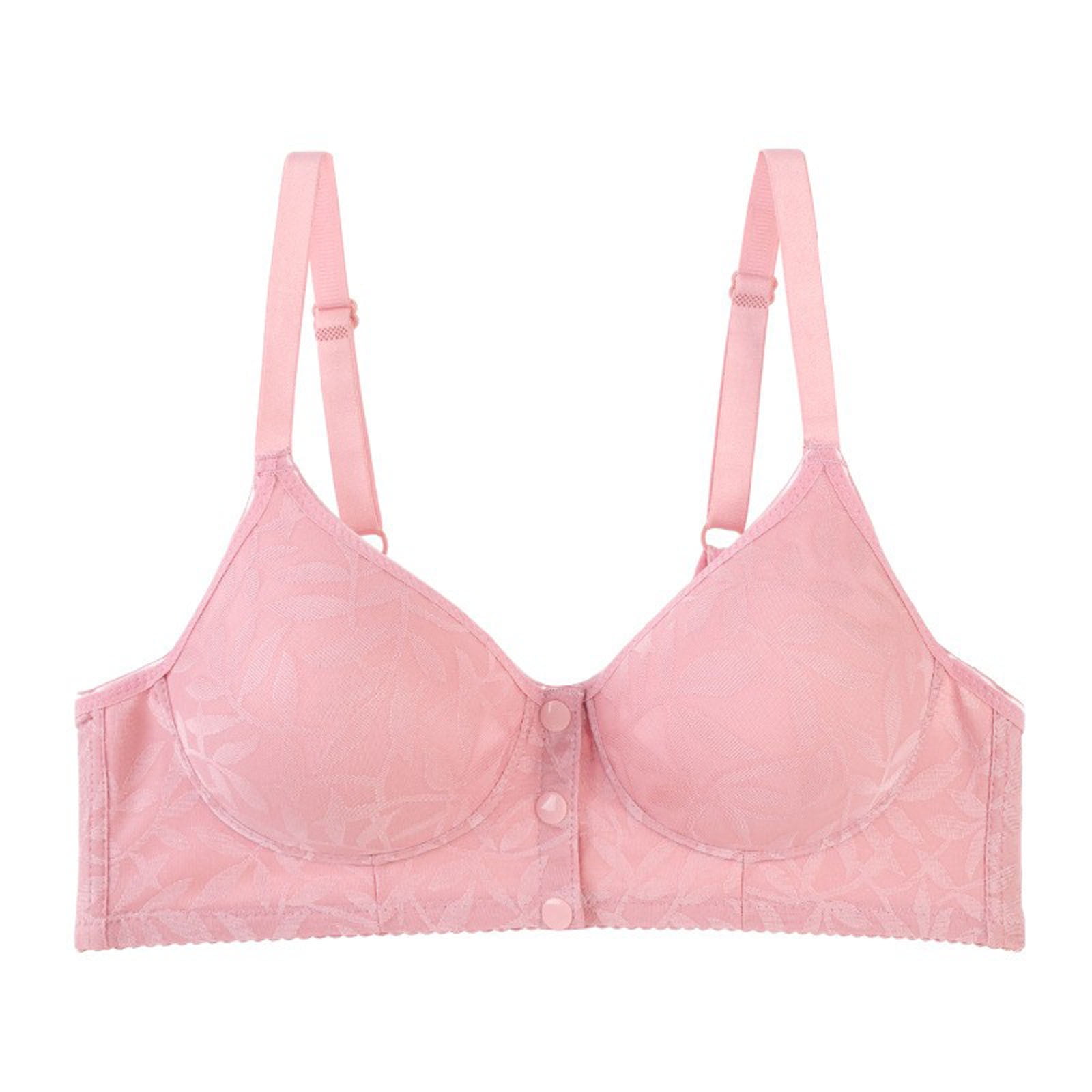 DAFPZW Front Closure Bras for Older Women Full Coverage No Underwire ...