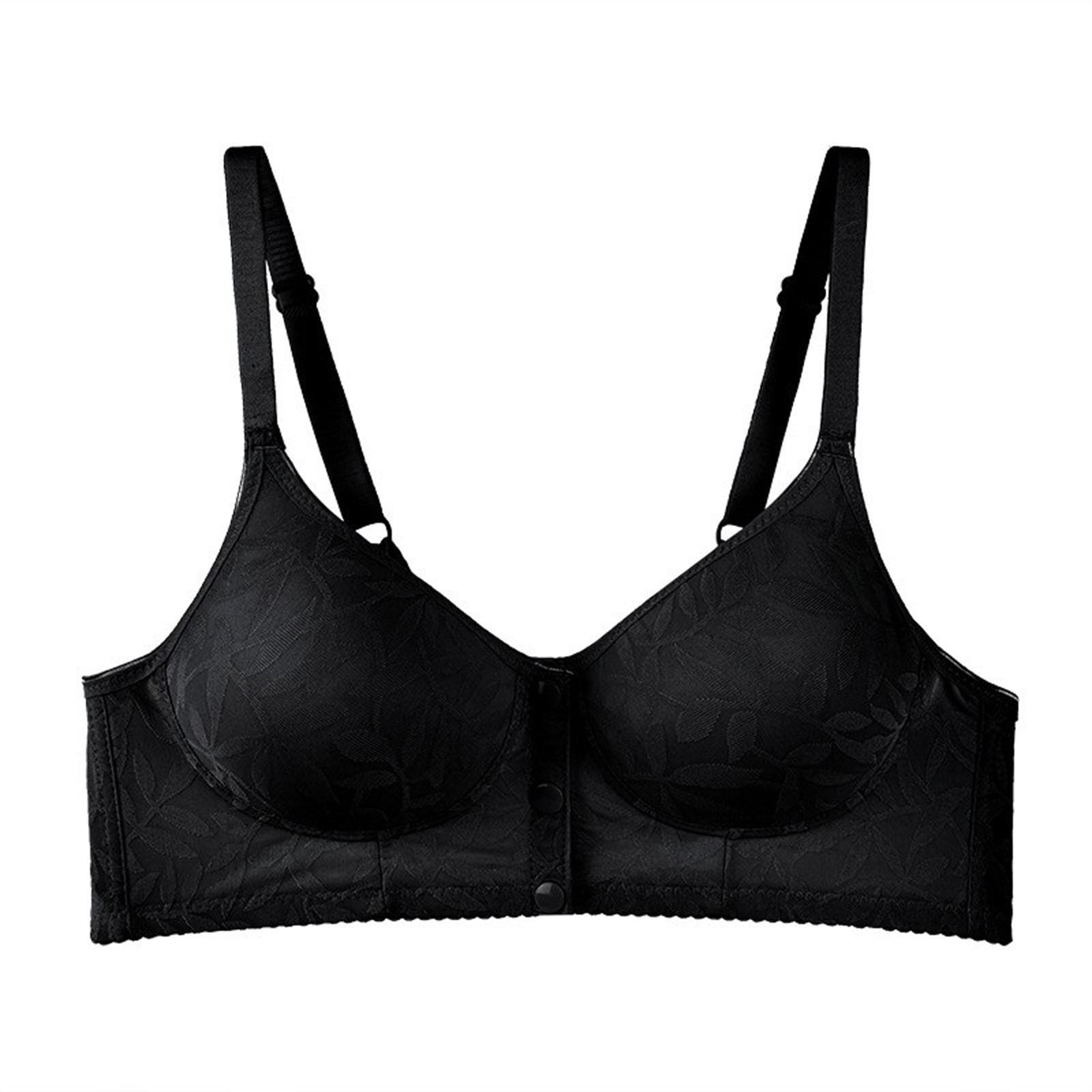 DAFPZW Front Closure Bras for Older Women Full Coverage No Underwire ...