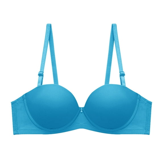DAFPZW Full Coverage Push-up Bra, Underwire Fixed Cups, Teen Girls ...