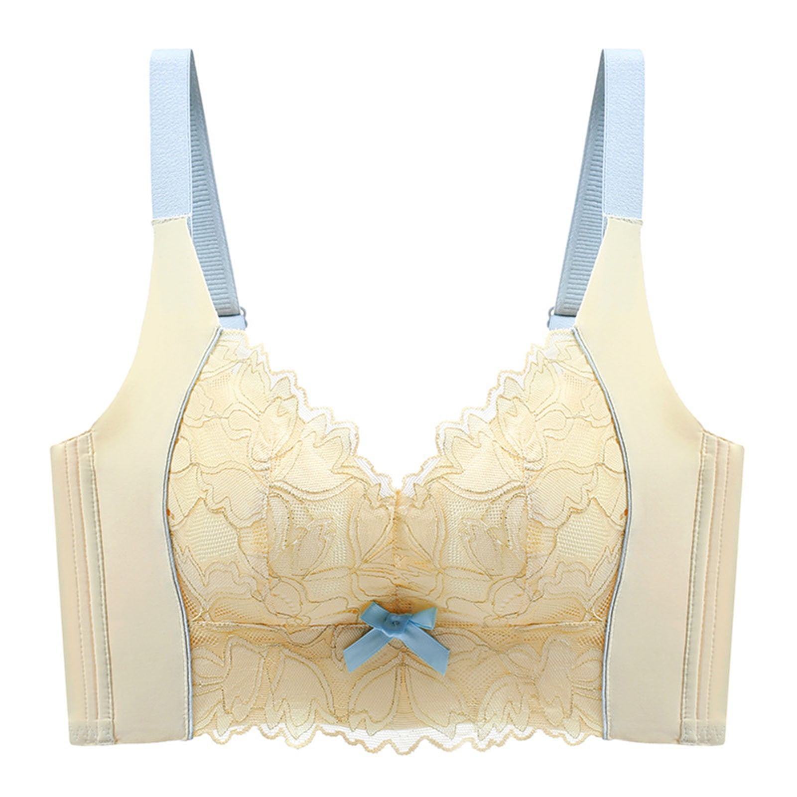 DAFPZW Lace Bras for Women No Underwire Full Coverage Bralettes Push Up ...