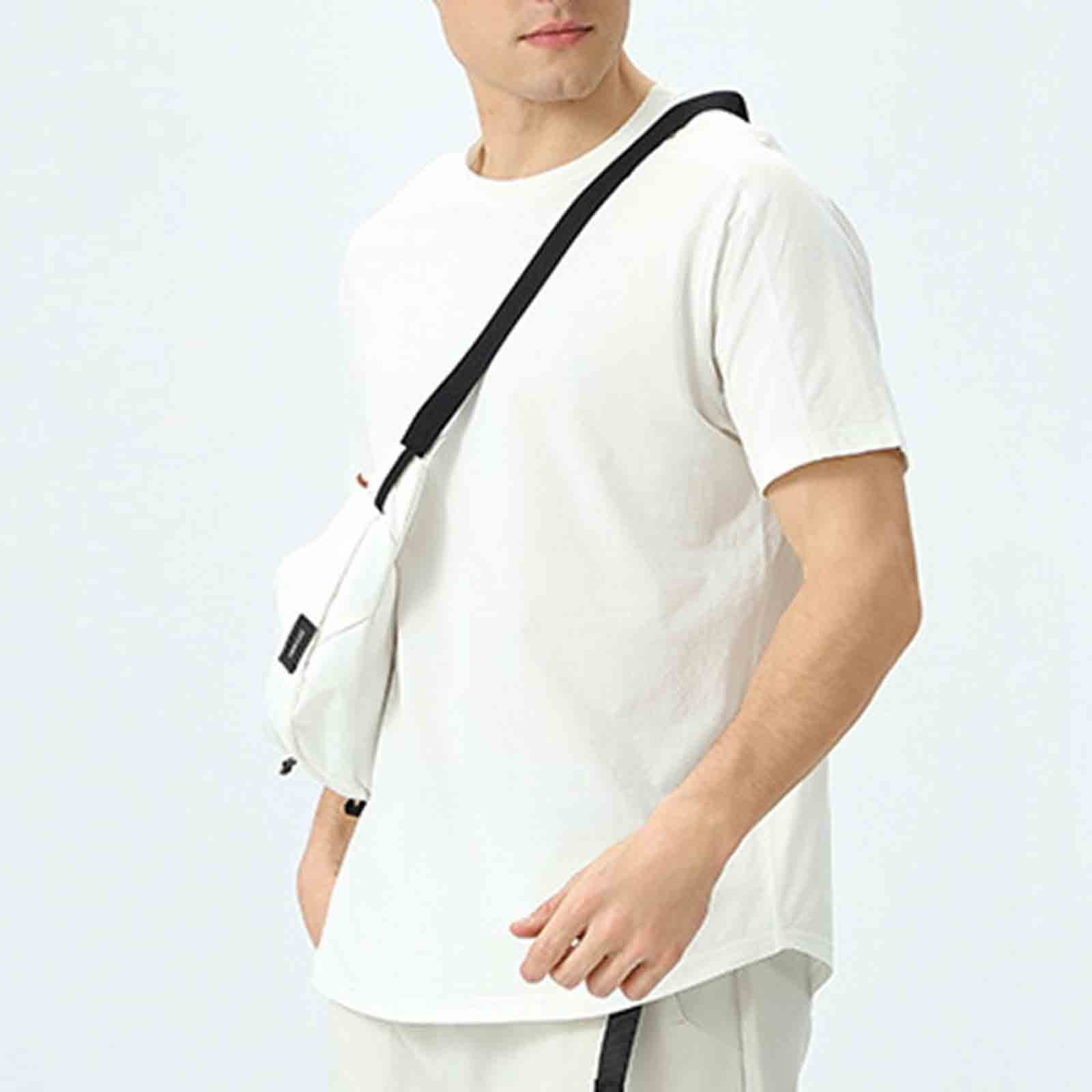 DAFPZW Men's Athletic Running T-Shirts Breathable Gym Workout Shirts ...