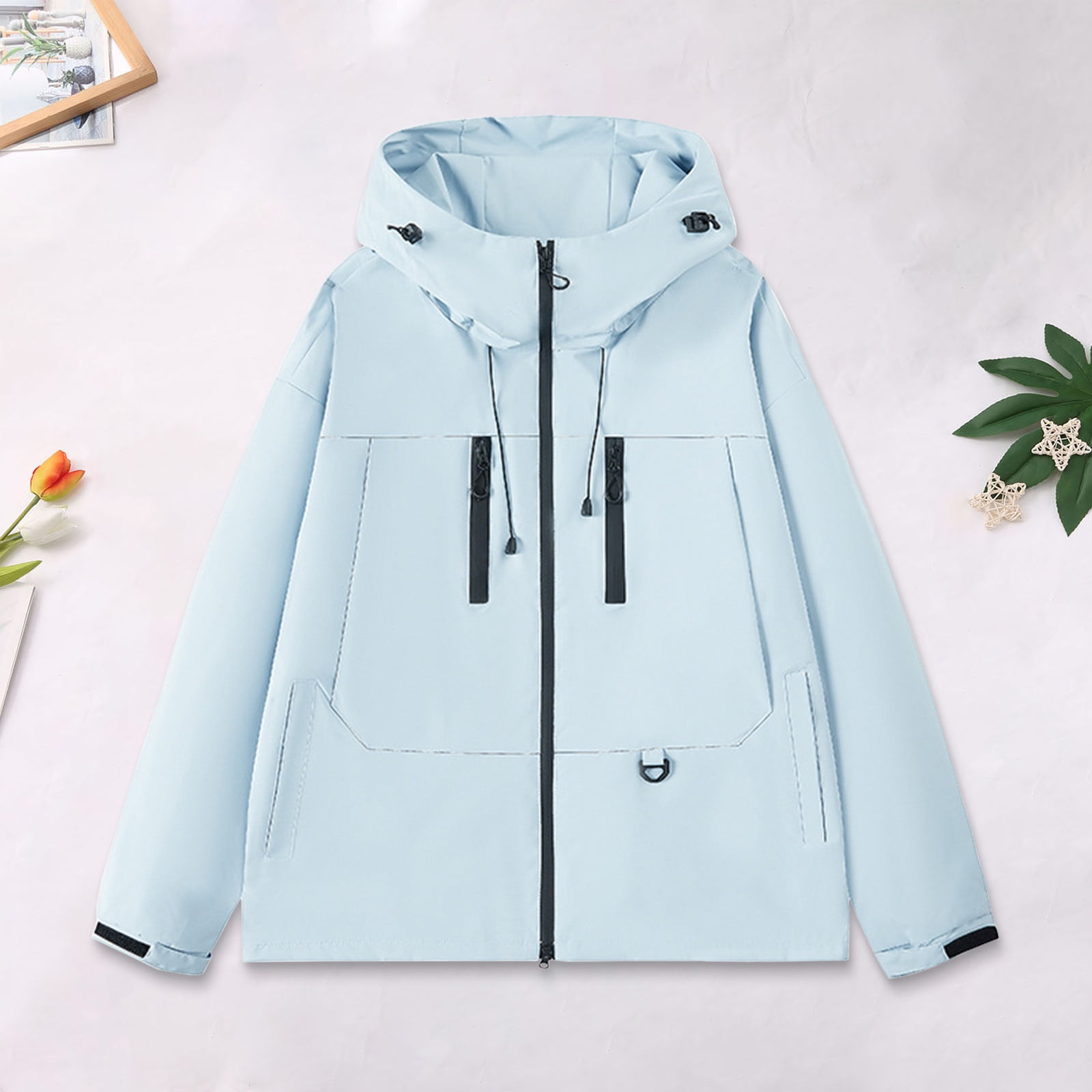 DAFPZW Men's Casual Jacket Lightweight Windbreaker for Daily Activewear ...