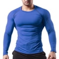 DAFPZW Men's Compression Shirts Long Sleeve Cool Dry Workout Athletic ...