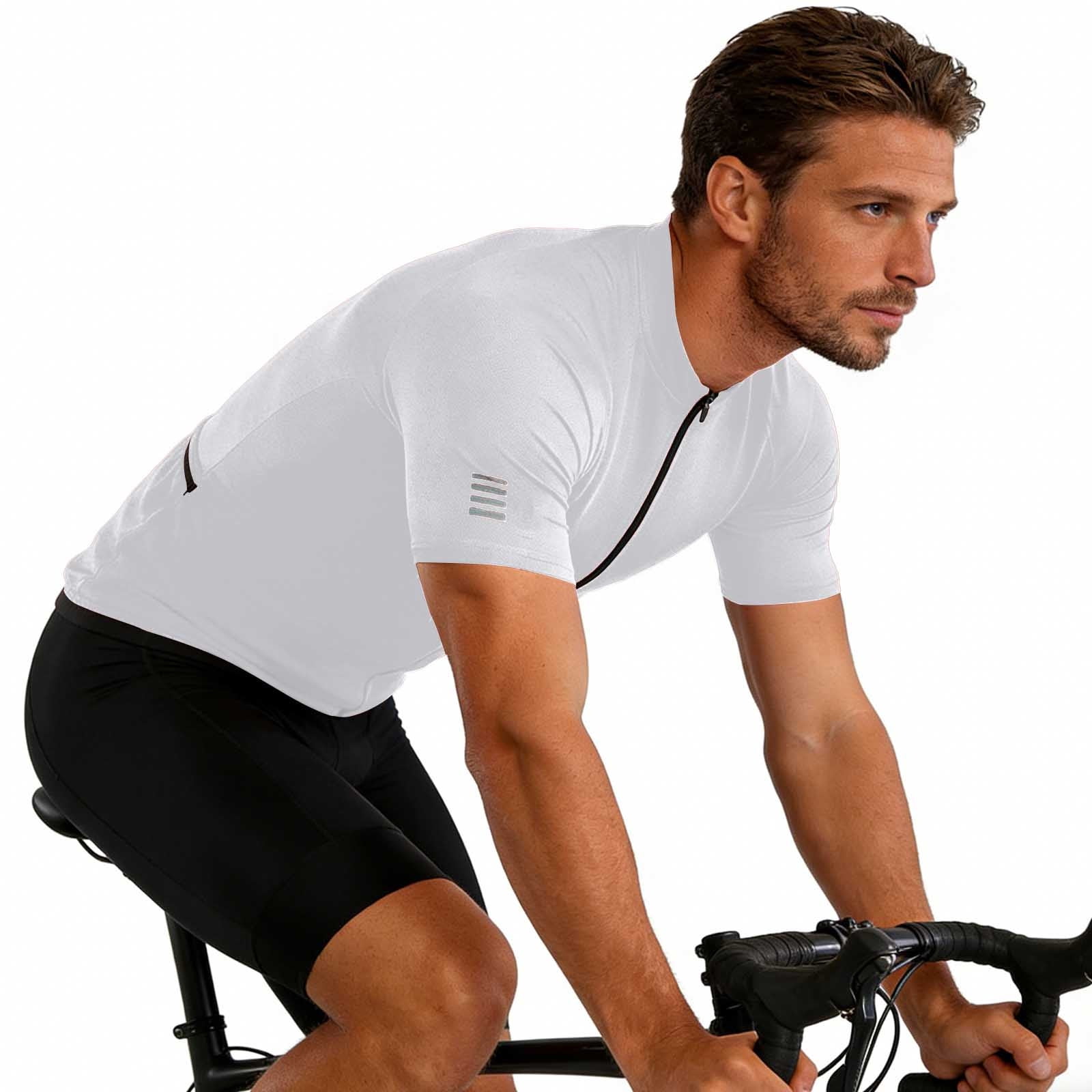 DAFPZW Mens Summer Cycling Shirt Outdoor Bicycle Biking Shirts Bike ...