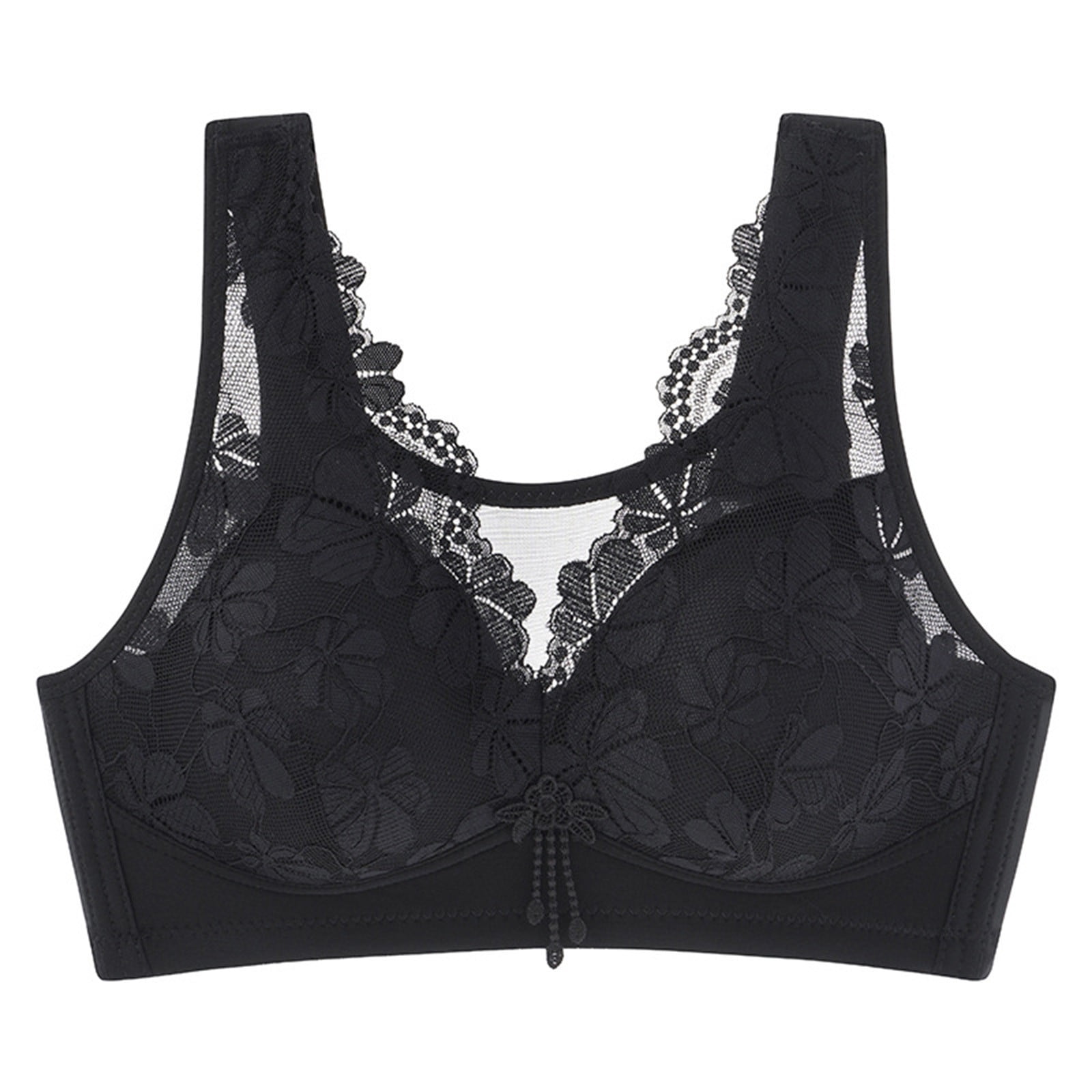 DAFPZW Plus Size Bras for Women Push Up Lace Comfortable Gathered ...