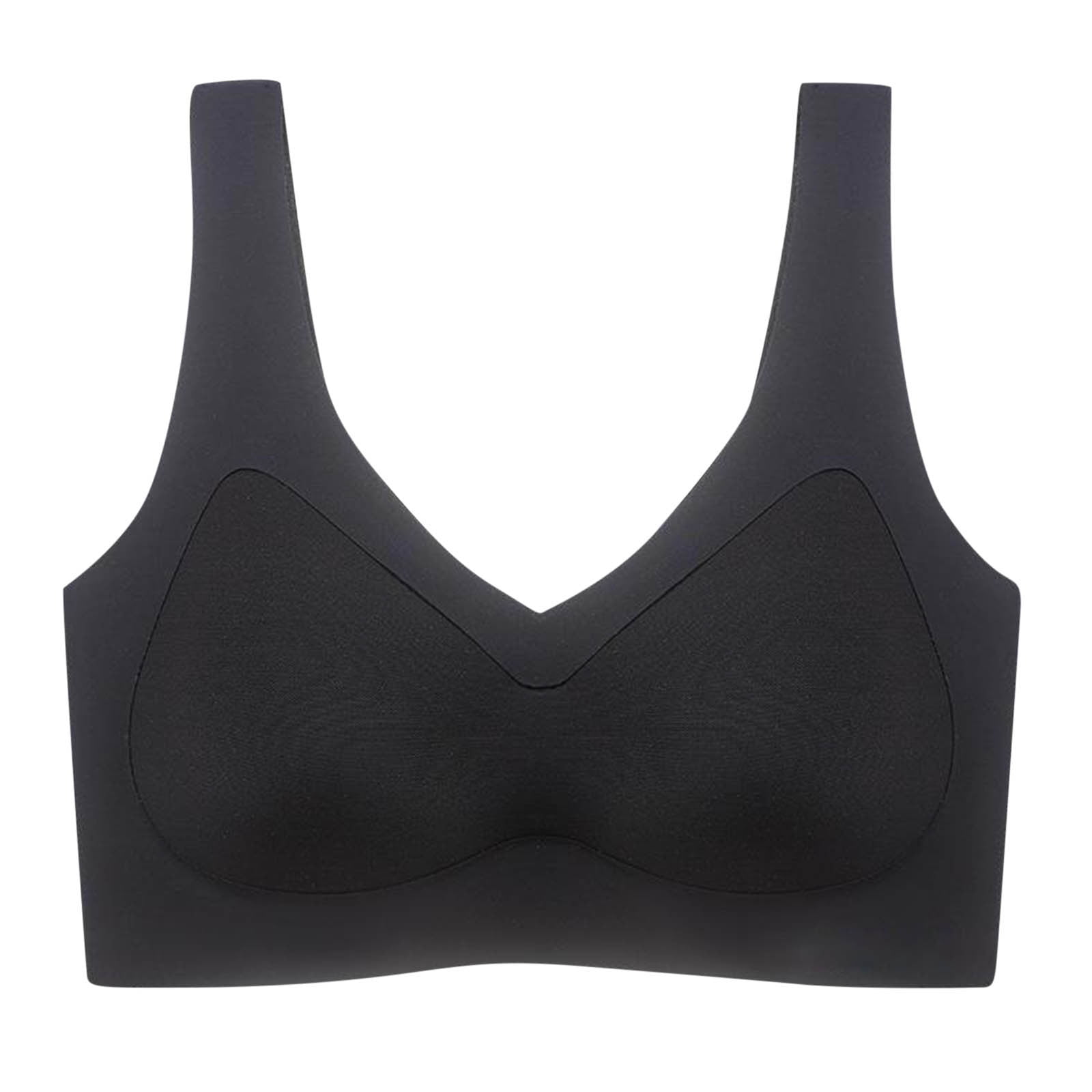 DAFPZW Seamless Bras for Women No Underwire Gathering Bralettes Full ...