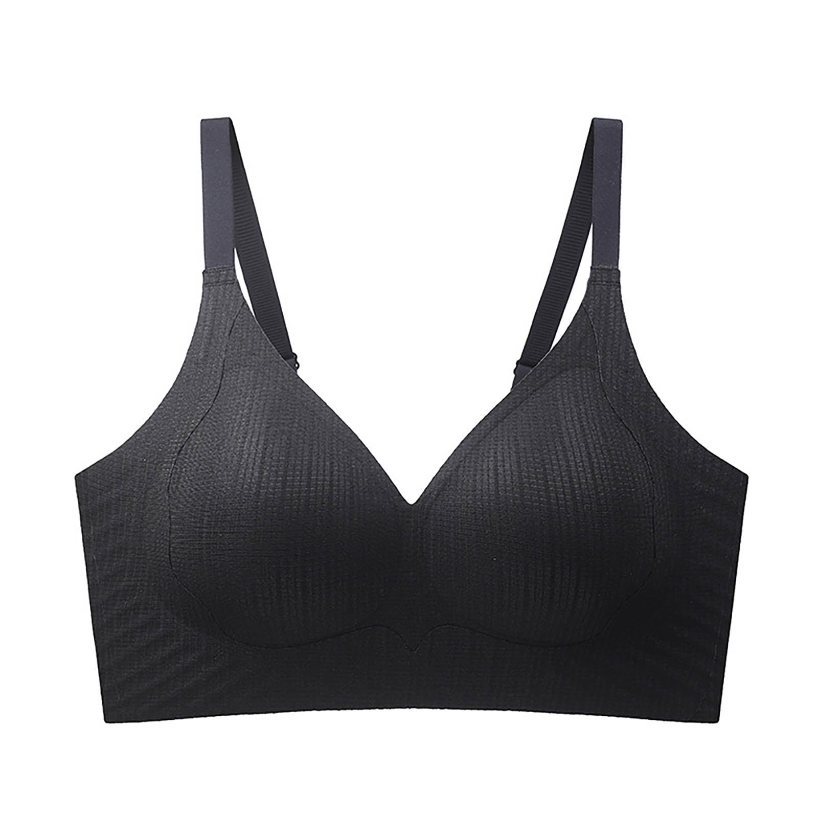 DAFPZW Wireless Bras for Women Jelly Comfort Supportive Push Up ...