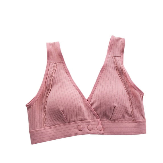 DAFPZW Women Maternity Pregnancy Nursing Bras for Breastfeeding Cotton ...