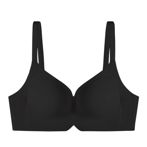 DAFPZW Women's No Underwire Wireless Bra Full Figure Comfort Bras ...