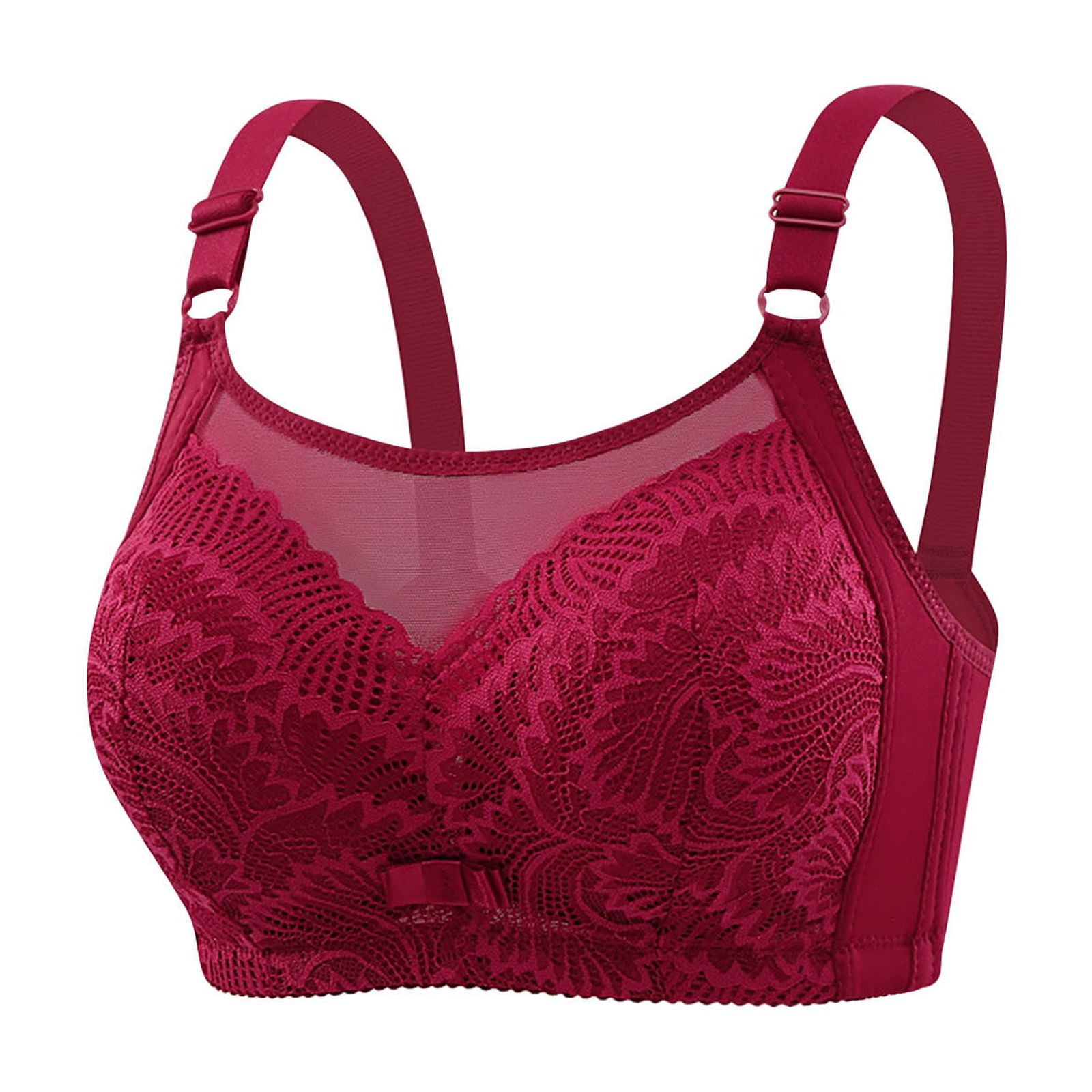 DAFPZW Women's Plus Size Bras Lace Sexy See Through Floral Graphic ...