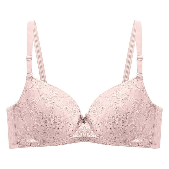 DAFPZW Women's Plus Size Underwire Lace Bra, Comfort Adjustable Strap ...