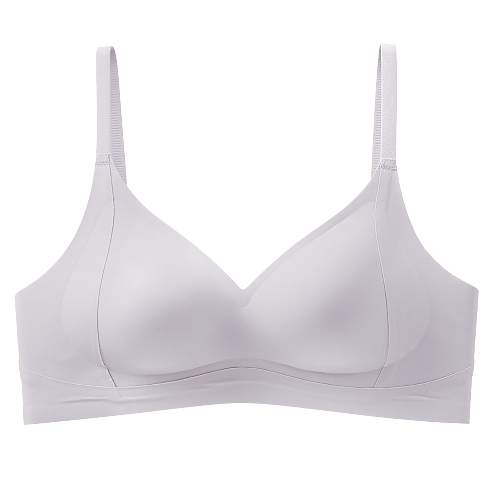 DAFPZW Women's Push Up Bra, Wireless V Neck Comfortable Bralette ...