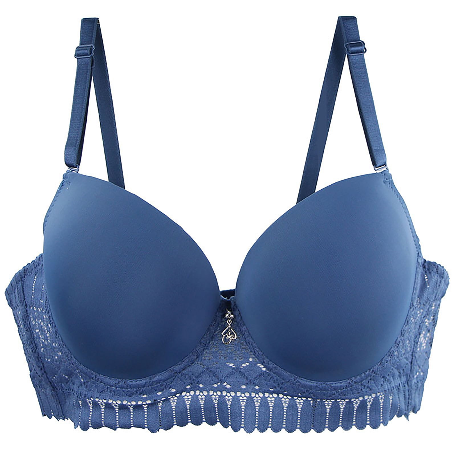 DAFPZW Women's Push Up Lace Bra Underwire Plunge Full Coverage Bras ...