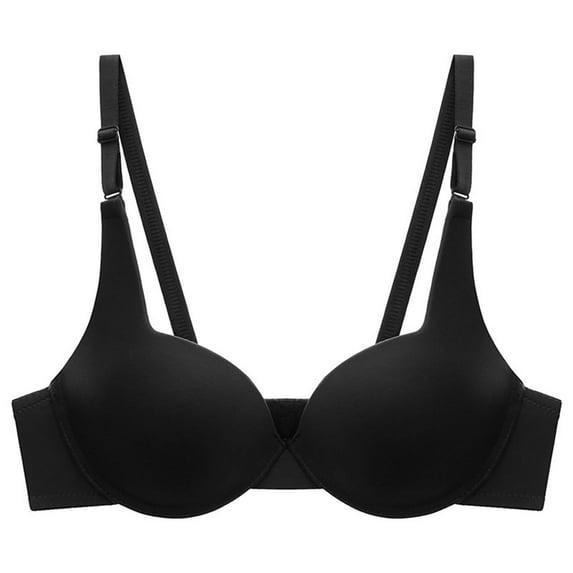 DAFPZW Women's Seamless Underwire Bra Full Figure Unlined Sexy Push Up ...