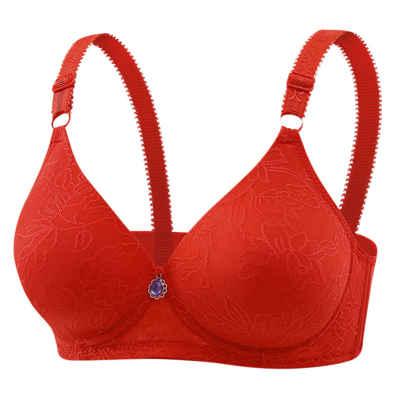DAFPZW Womens No Underwire Bras Plus Size Comfort Soft Bras Supportive ...