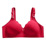 DAFPZW Womens Wireless Push Up Bra Seamless Comfortable Underwear ...