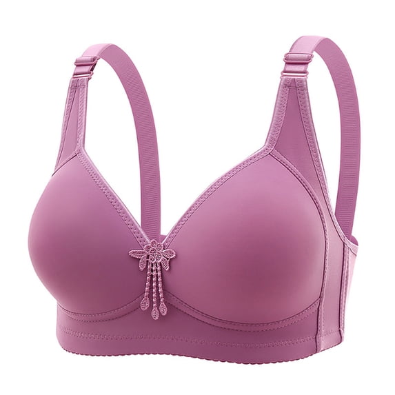 DAFPZW Womens Wireless Supportive Bra Push Up Seamless No Underwire ...