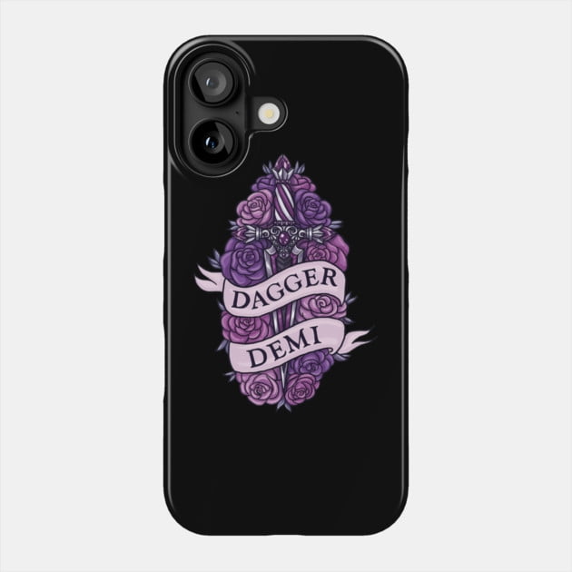 DAGGER DEMI Bold Modern Gothic Typography Graphic Case for iPhone 11,12 ...