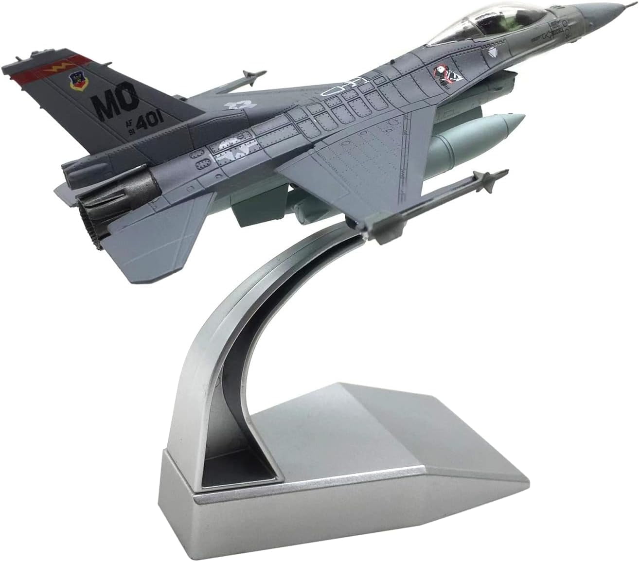 DAGIJIRD U.S. F-16C Fighter Diecast Metal Finished Aircraft Model 1:100 ...