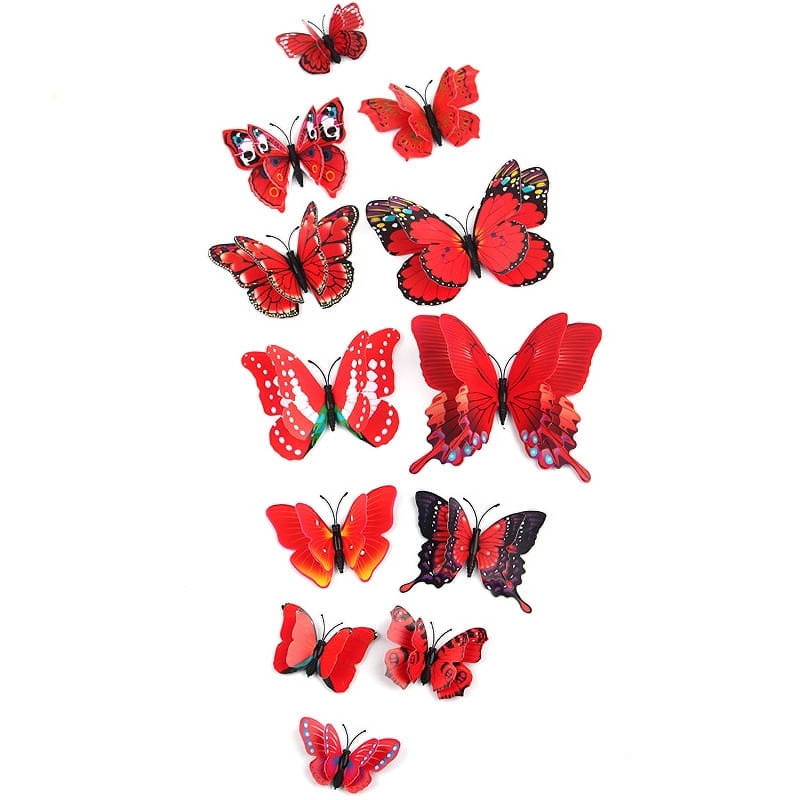 DAGOU 3D Butterfly Wall Decor 24 Pcs, Butterfly Decorations for ...