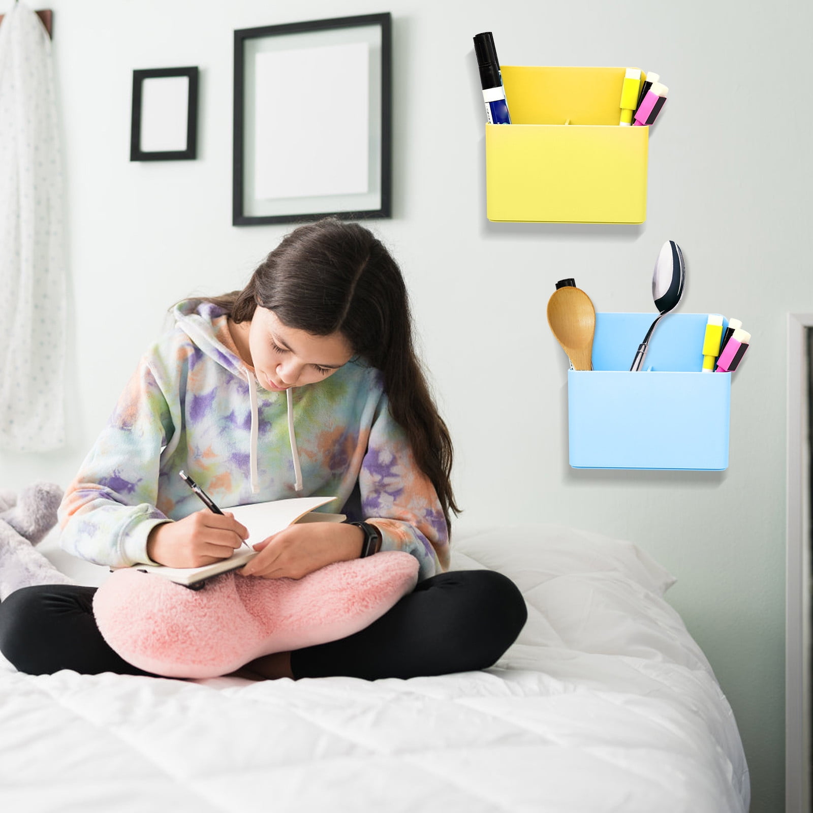 DAILIHIVE Magnetic Pen Holder for Refrigerator,Magnetic Pencil Holder ...